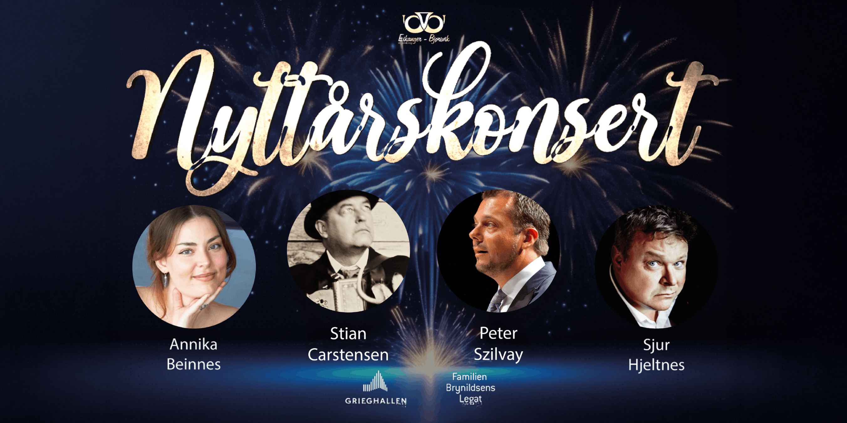 Eikanger-Bjørsvik : Nyttårskonsert på sjølvaste nyttårsaften - Grieghallen